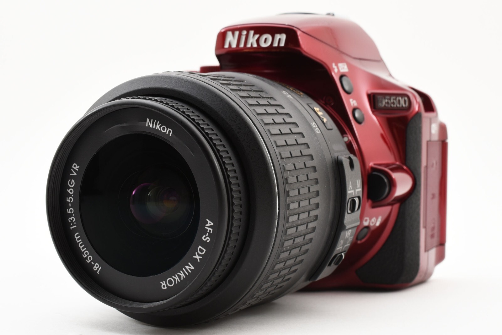 Nikon D D5500 24.2MP Digital SLR Camera - Red (Body Only) for sale ...