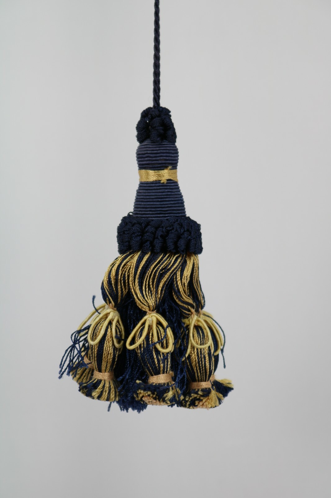 Vintage European key tassel / Armoire Tassel / Gold - Navy / Tassel | eBay