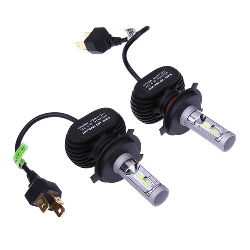 2 x voiture LED projecteurs projecteurs voiture LED phares H4 50W C# S8 ...