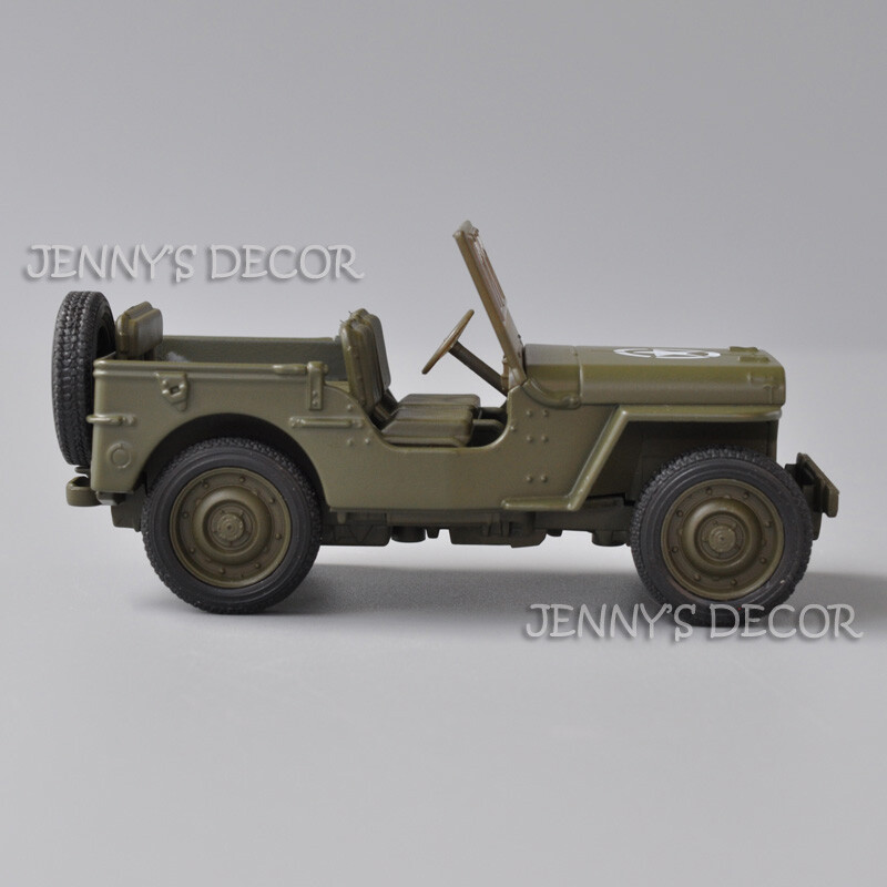 Welly 1:36 Scale Diecast Model Car Toy 1941 Willys MB Miniature Replica ...