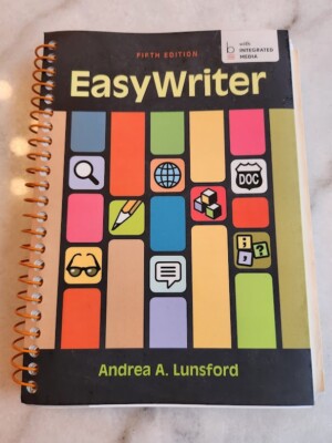 EasyWriter by Andrea A. Lunsford (5th Edition, Spiral) - Great ...
