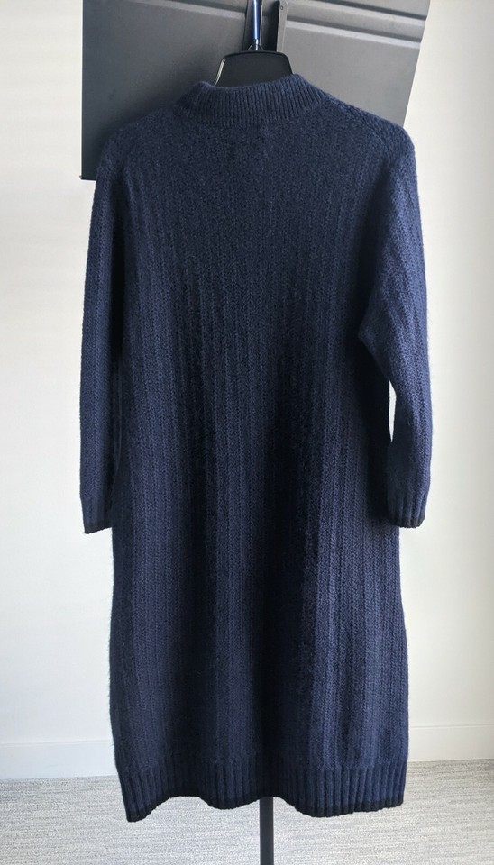 Blue Blue Japan Navy Wool Blend Midi Dress, Made in Japan, NWOT, Size 1 ...