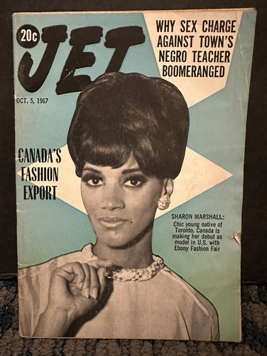 1967 October 5th JET Magazine, Sharon Marshall, Canadian Model (B2) | eBay