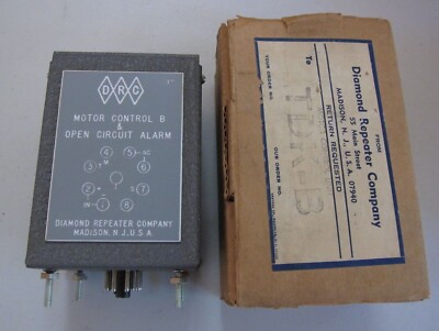 DRC Diamond Repeater Company Motor Control B & Open Circuit Alarm TDK-B ...