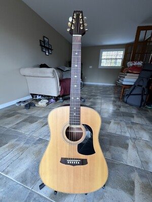1990's Aria Full Size Acoustic Guitar Model AW-650 | eBay