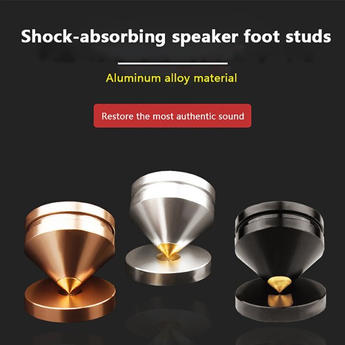 1Set Speaker Loudspeaker Spikes Stand Feet Shock Absorber Pin Nails And ...