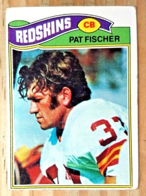 1977 TOPPS PAT FISCHER CARD#409 WASHINGTON REDSKINS ST. LOUIS CARDINALS ...