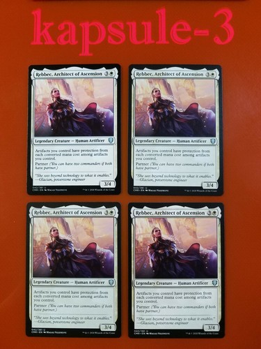 4x Rebbec, Architect of Ascension | Commander Legends | MTG Magic Cards ...