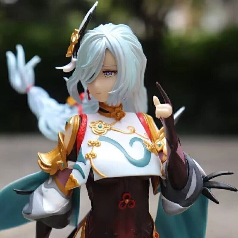 Anime Genshin Impact Shenhe Model Doll Figurine PVC Action Figure Toys ...
