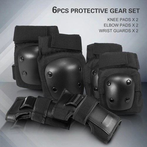 Knee Pad Knee Elbow Pads Safety Protector Skating Protective Gear Wrist ...