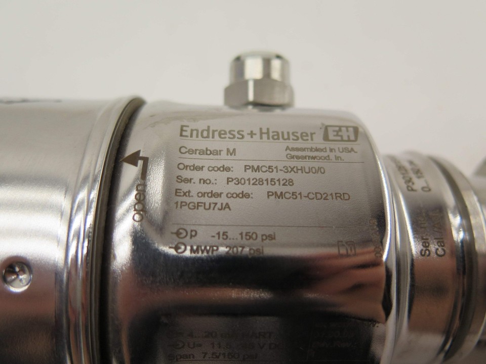 Endress + Hauser PMC51-CD21RD1PGFU7JA Cerabar M Pressure Transmitter | eBay