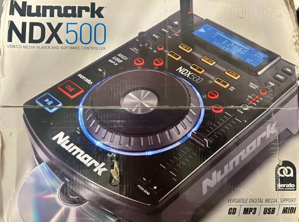 Numark NDX500 | Stand Alone USB / CD Player and Software Controller ...