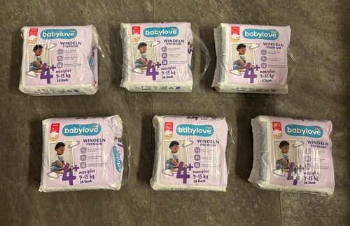 babylove 4+ Windeln Maxiplus 9-15 kg - 12 Packungen (je 38 Windeln ...