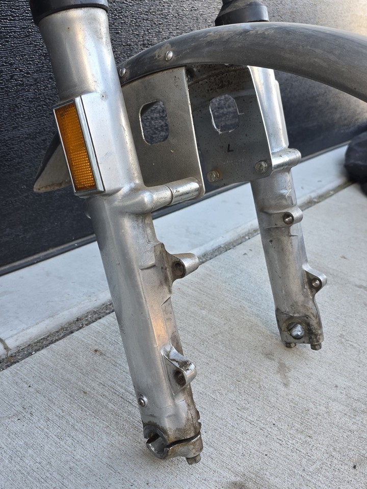 Harley Davidson Front Forks Low Rider Dual Disc Front End Shovelhead | eBay