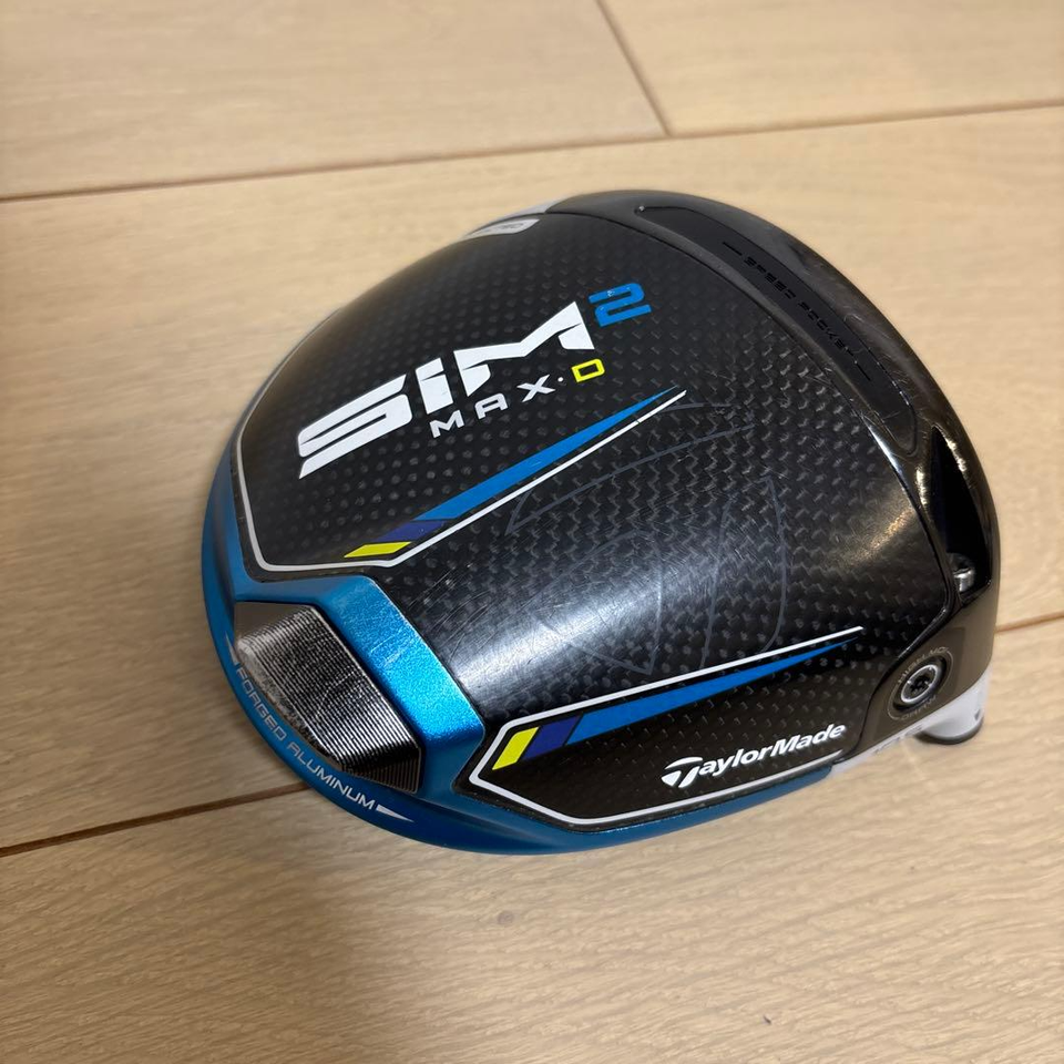 TaylorMade SIM2 MAX D Driver 10.5 HEAD ONLY w/HC Right Handed Used JP ...