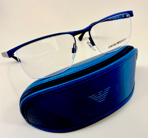 EMPORIO ARMANI EA 1056 / 3158 Men's Eyeglasses 55-17-145 mm BLACK 100% ...