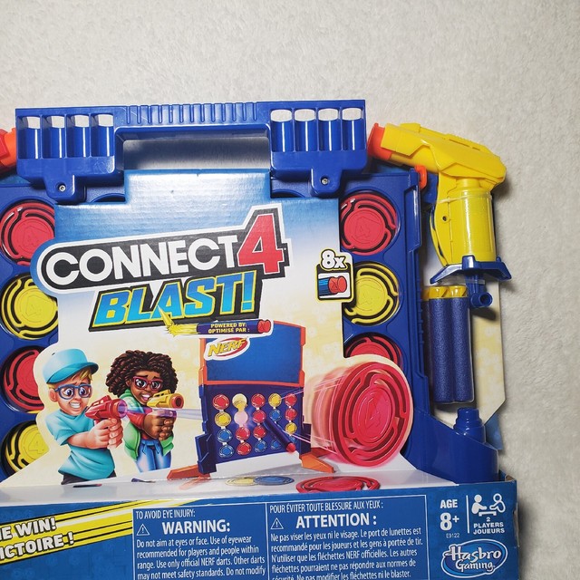 Connect 4 Blast Nerf Hasbro Game 2 Player for sale online | eBay