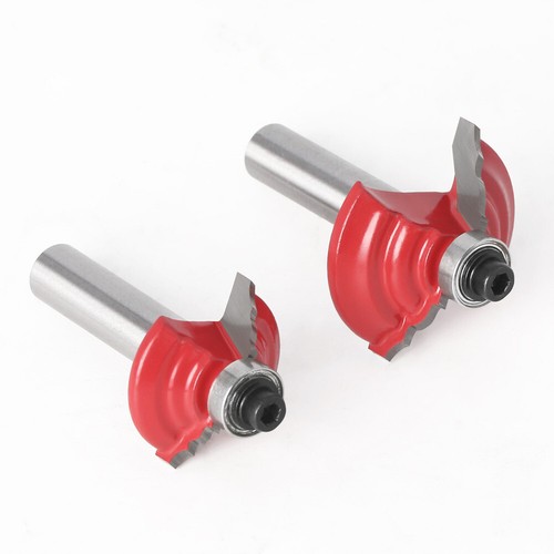 8mm Shank Double Flute Ogee Edge Roman Molding Wood Router Bit Cutter ...