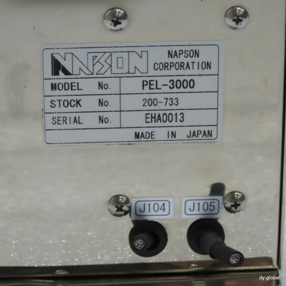 NAPSON used PEL-3000, STOCK No. 200-733 ELEC-I-1721=9C21 | eBay