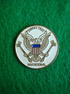 Turkey Trot Invitational Golf Ball Marker Coin HBN Foundation ...