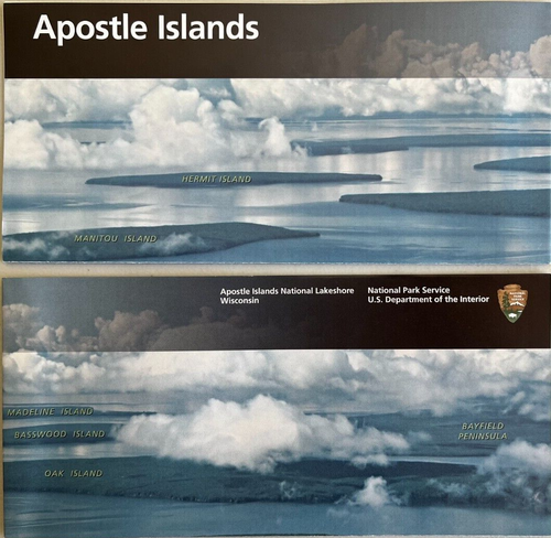 APOSTLE ISLANDS LAKESHORE NATIONAL PARK SERVICE UNIGRID BROCHURE Map ...