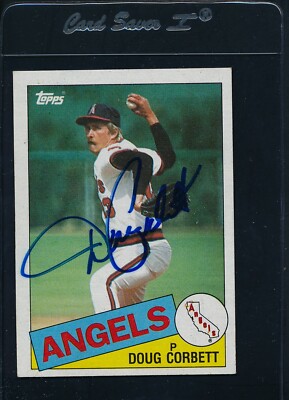 1985 Topps #682 Doug Corbett Angels Signed Auto *48843 | eBay