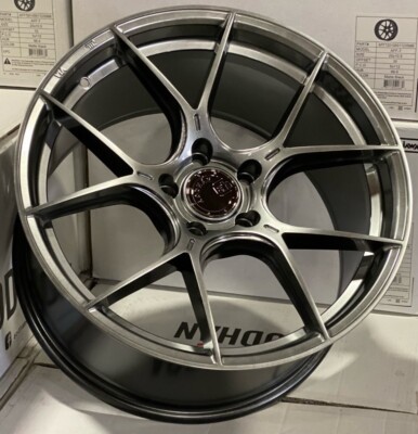 18" Aodhan AH11 Wheels 18x8.5 +35 5x112 Hyper Black Rims (Set of 4) | eBay