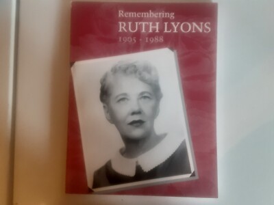 Remembering Ruth Lyons 1905-1988 WLW-TV Cincinnati Ohio Cynthia Keller ...