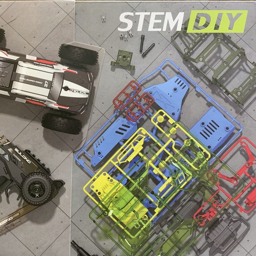 ZOMPERS STEM DIY 1:18 SCALE RC BUILD KIT 2.4G : ENGINEERING KIT -WHITE ...