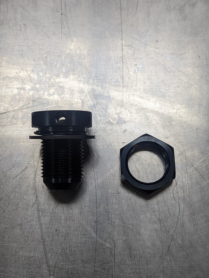 -12 AN Valve Cover Breather Fittings PCV Race Street Marine Racing GM ...