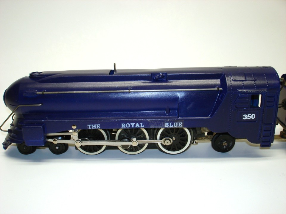 Custom American Flyer Royal Blue Locomotive & Tender [Lot AC1-L20] | eBay