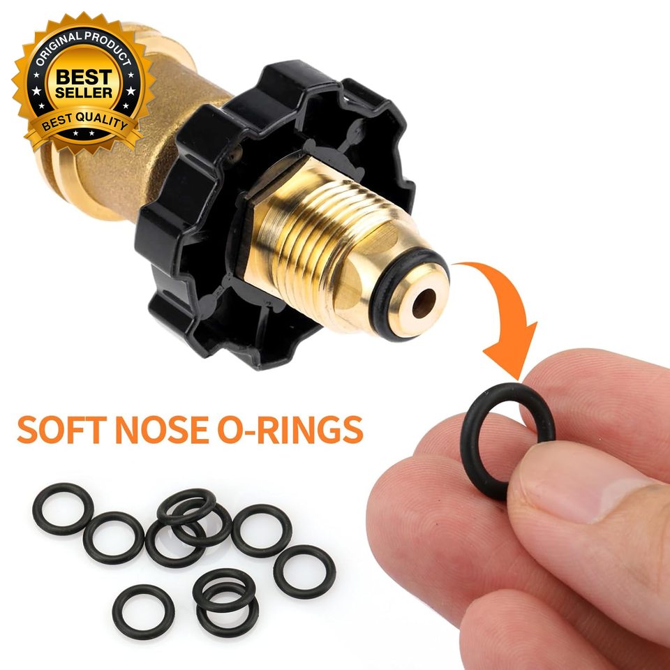 10Pcs Propane Tank Gasket 10Pcs Soft Rubber O Rings for All Soft Nose ...
