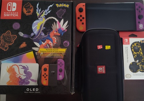 Nintendo Switch OLED Pokémon Scarlet and Violet | eBay