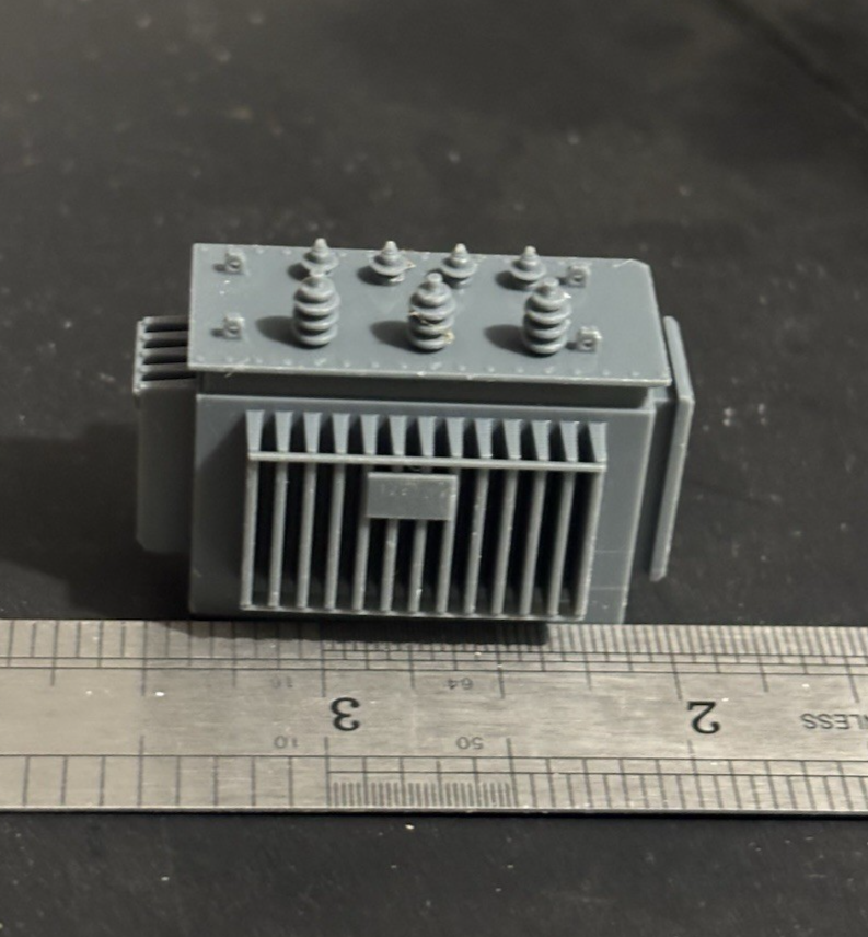 HO Scale Medium Transformer No/Oil Tank by Focus Creative Studio | eBay