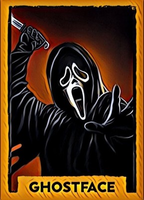 Ghostface Scream Custom Art Trading Card "Read Description" | eBay