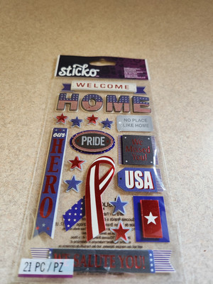 Sticko~Welcome Home~Stickers for scrapbooking/crafts | eBay