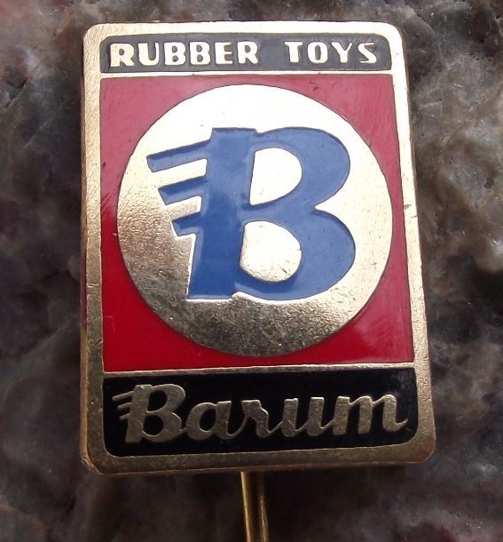 Barum Rubber Childrens Toys Brand from Czech Tyres Tires Company Pin ...