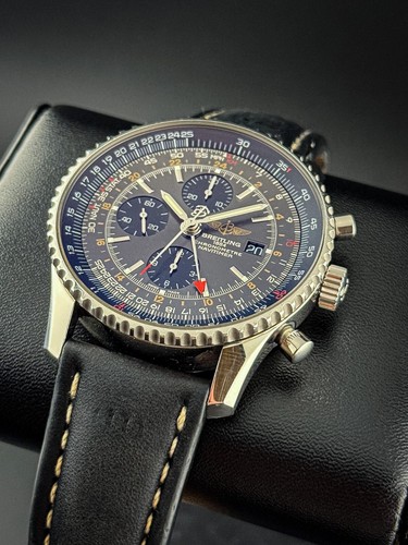 Breitling Navitimer GMT 46MM Men’s Watch A24322 Grey Dial Edition ...
