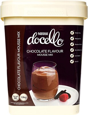 NESTLÉ DOCELLO Chocolate Flavour Mousse Mix 1.9kg Free Fast Shipping AU ...