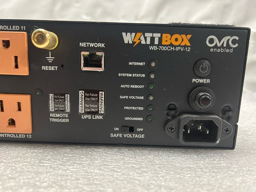 Watt Box WB-700CH-IPV-12 Rack Power Conditioner With OVRC | eBay