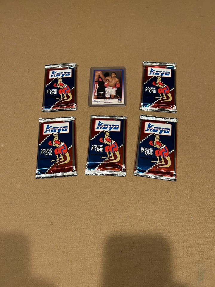 5 Unopened Packs Kayo Round One Boxing Cards 1991 - With Roy Jones Jr ...
