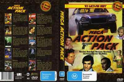 MEGA ACTION PACK (10 MOVIE SET) - USED REGION 0 DVD (3 DISC BOX SET ...