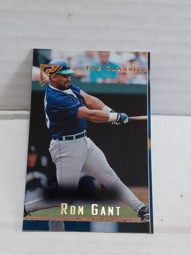 Miscut misnamed 1996 Topps Gallery The Classics Greg Vaughn / Ron Gant ...