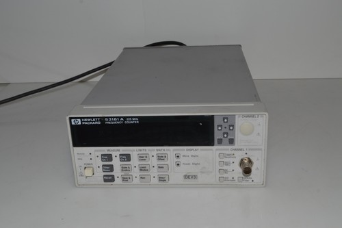 ^^ HP AGILENT HEWLETT PACKARD 53181A 001 225MHZ RF FREQUENCY COUNTER ...