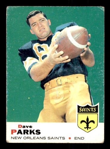 1969 Topps Football #127 Dave Parks GD *e2 | eBay