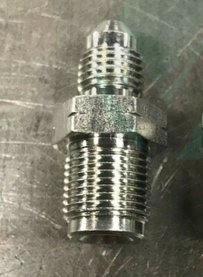 Steel Brake Adapter Fitting M12 x 1.0 (Metric 12mm) to 4AN -4 AN ...