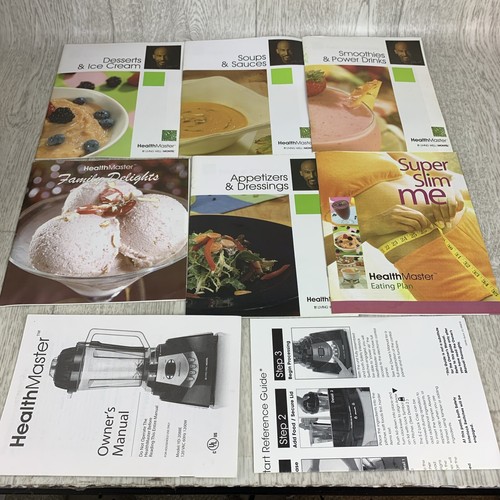 Health Master Elite Blender YD-2088E DVD , Recipes, Manual Instructions ...