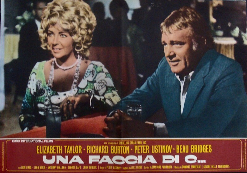 HAMMERSMITH IS OUT fotobusta movie posters x8 ELIZABETH TAYLOR RICHARD ...
