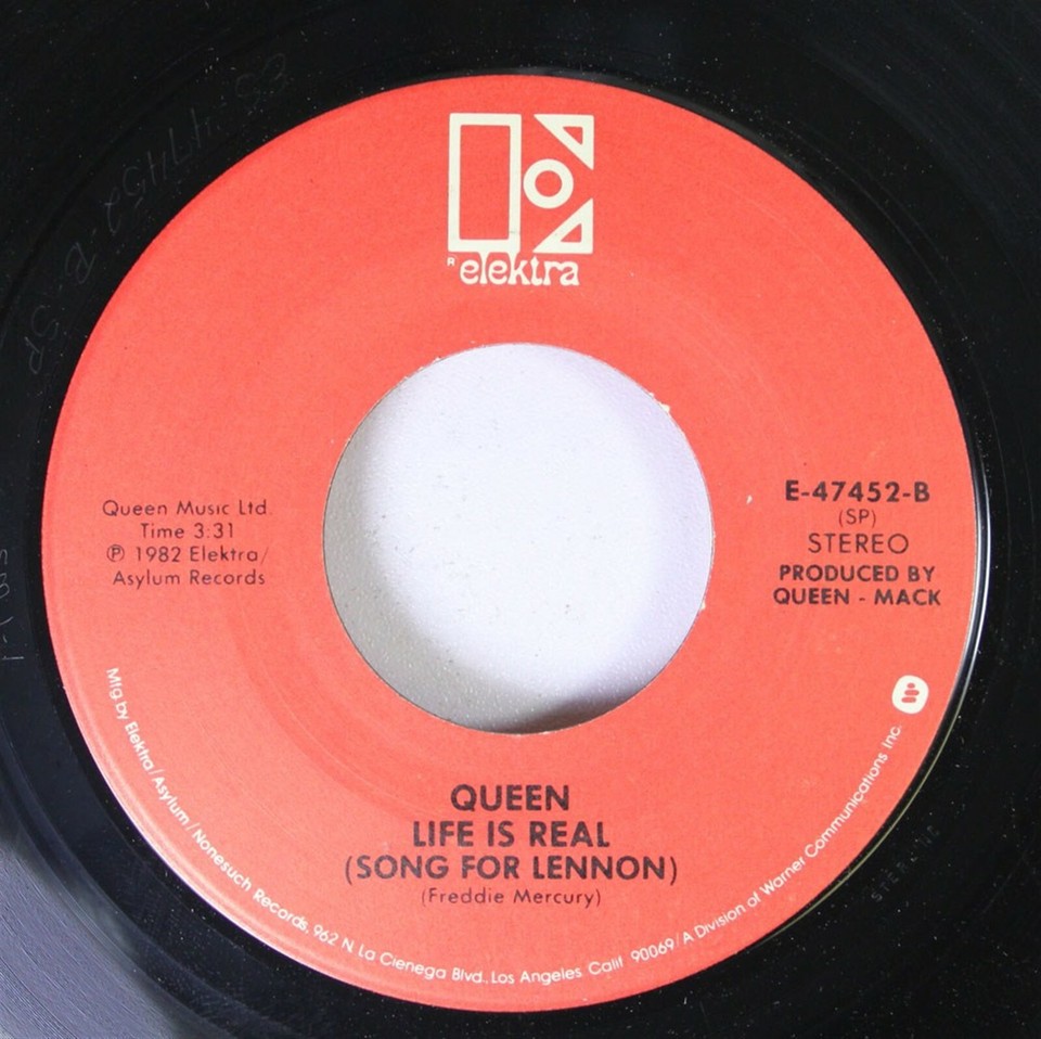 Rock 45 Queen - Body Language / Life Is Real (Song For Lennon) On ...