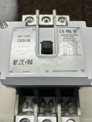 Eaton/Cutler-Hammer Contactor C825LN6 120V Coil 360A 600V NEW | eBay